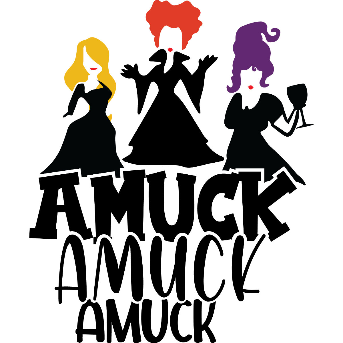 Amuck Svg, Hocus Pocus Svg, Sandersonn Svg, Sanderson sister | Inspire ...