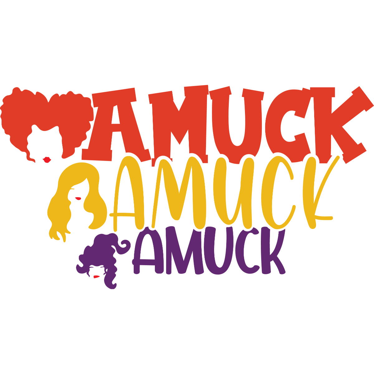 Amuck Svg, Hocus Pocus Svg, Sandersonn Svg, Sanderson sister | Inspire ...