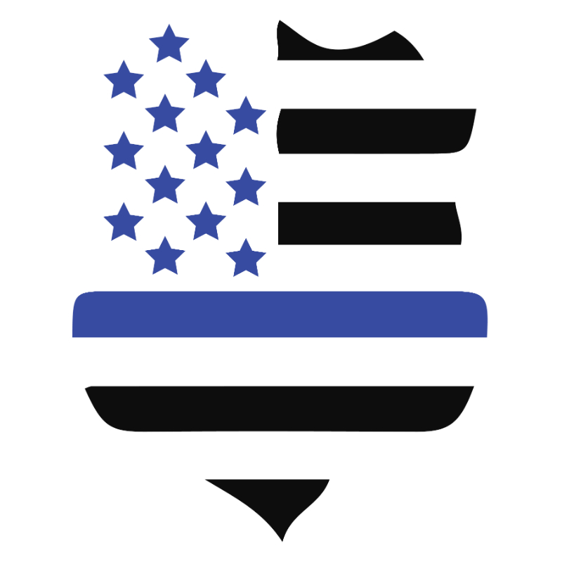 Police Badge Thin Blue Line Svg, Police Svg, Thin blue line - Inspire ...
