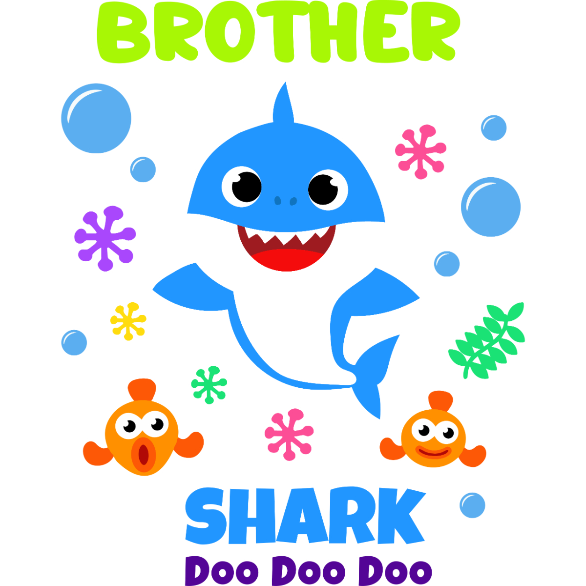 Brother shark Svg, Baby Shark Family Svg, Baby Shark Birthda - Inspire ...