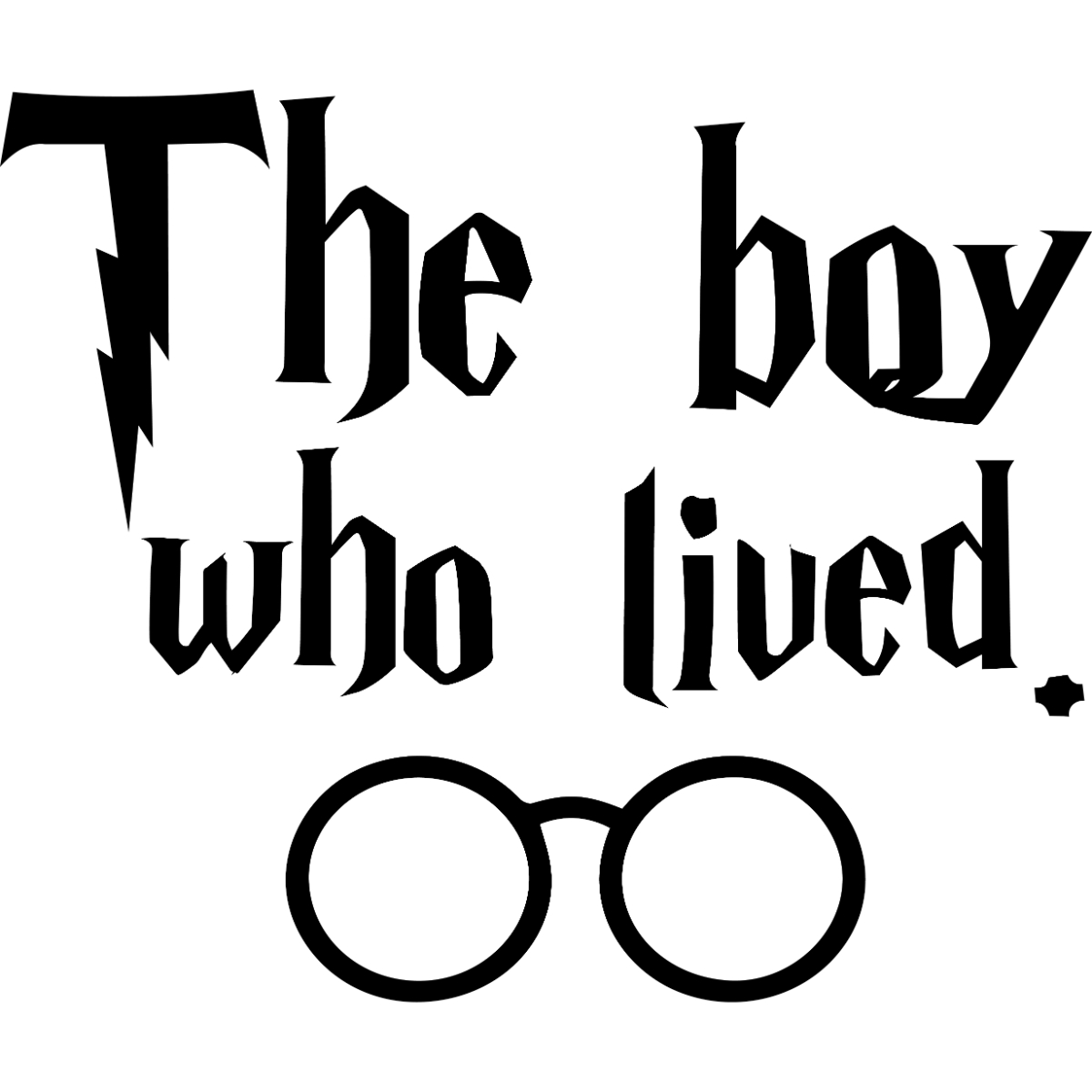 The boy who lived Svg, Harry Potter Svg, Harry Potter Movie | Inspire ...