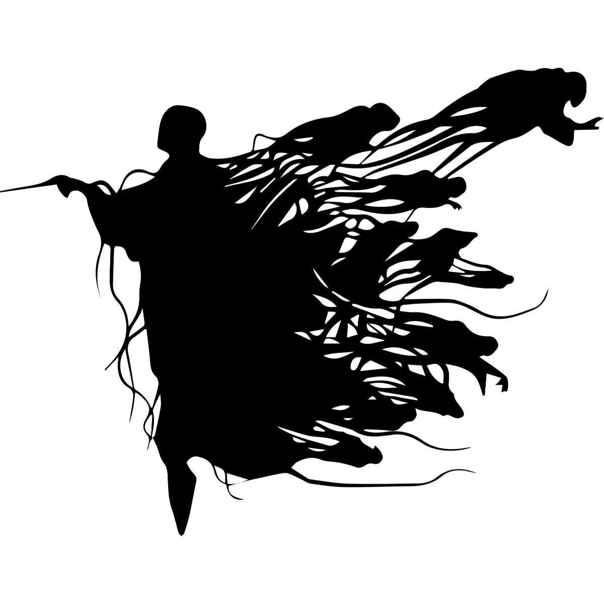 Lord voldemort shadows Svg, Harry Potter Svg, Harry Potter M | Inspire ...