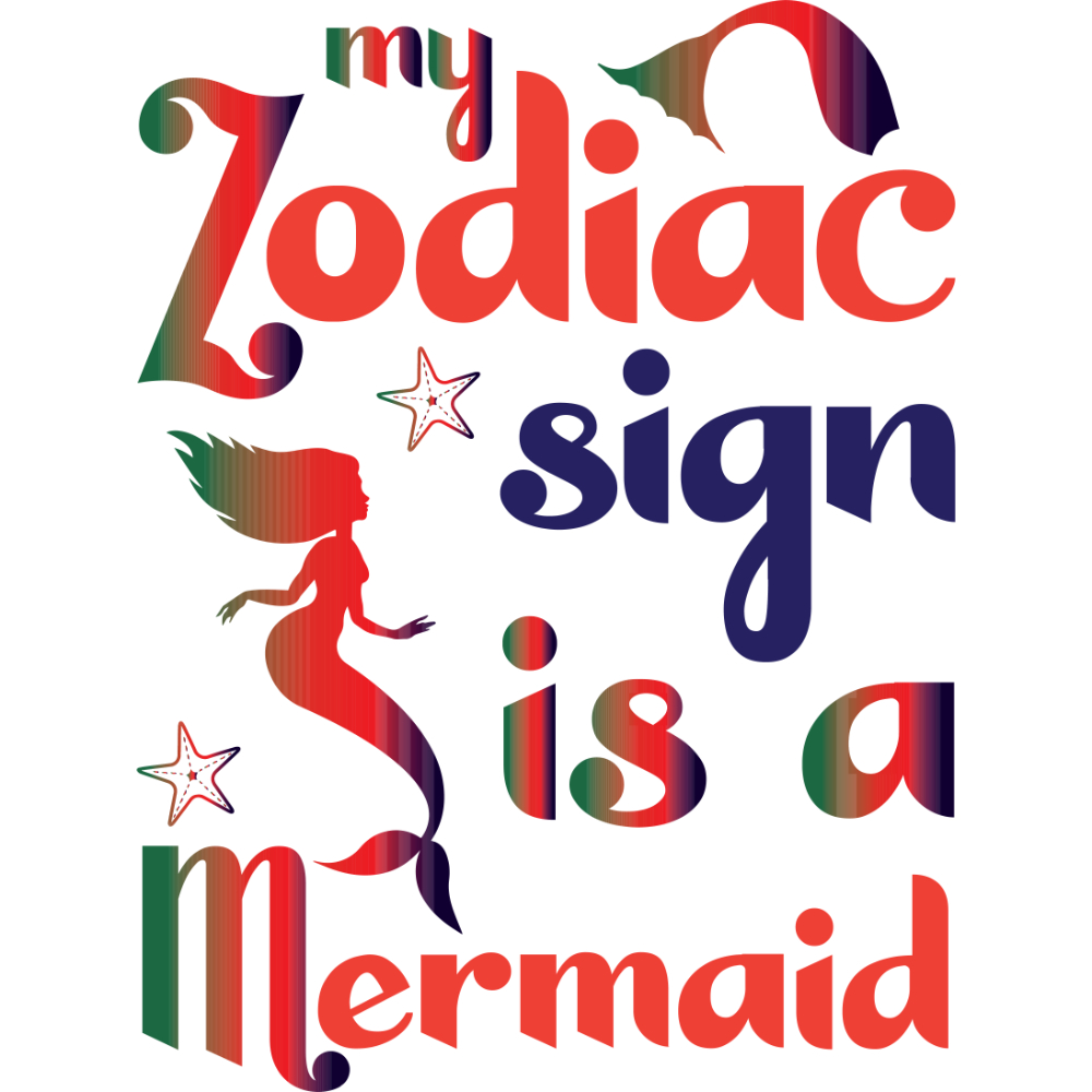 Zodiac sign is a mermaid Svg, Mermaid Svg, Mermaid logo Svg, - Inspire ...