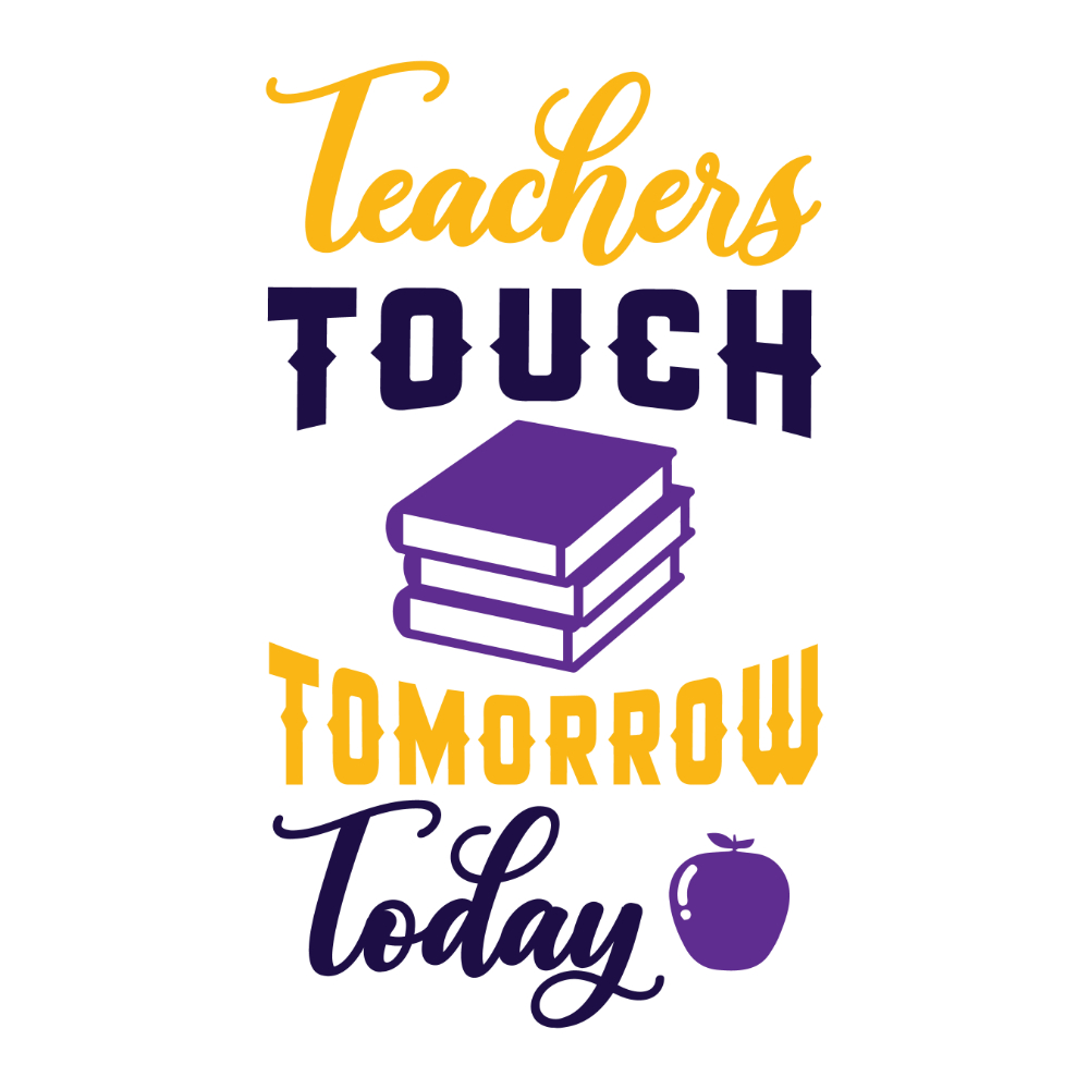 Teacher touch tomorrow today Svg, Teacher Svg, Teacher gift | Inspire ...