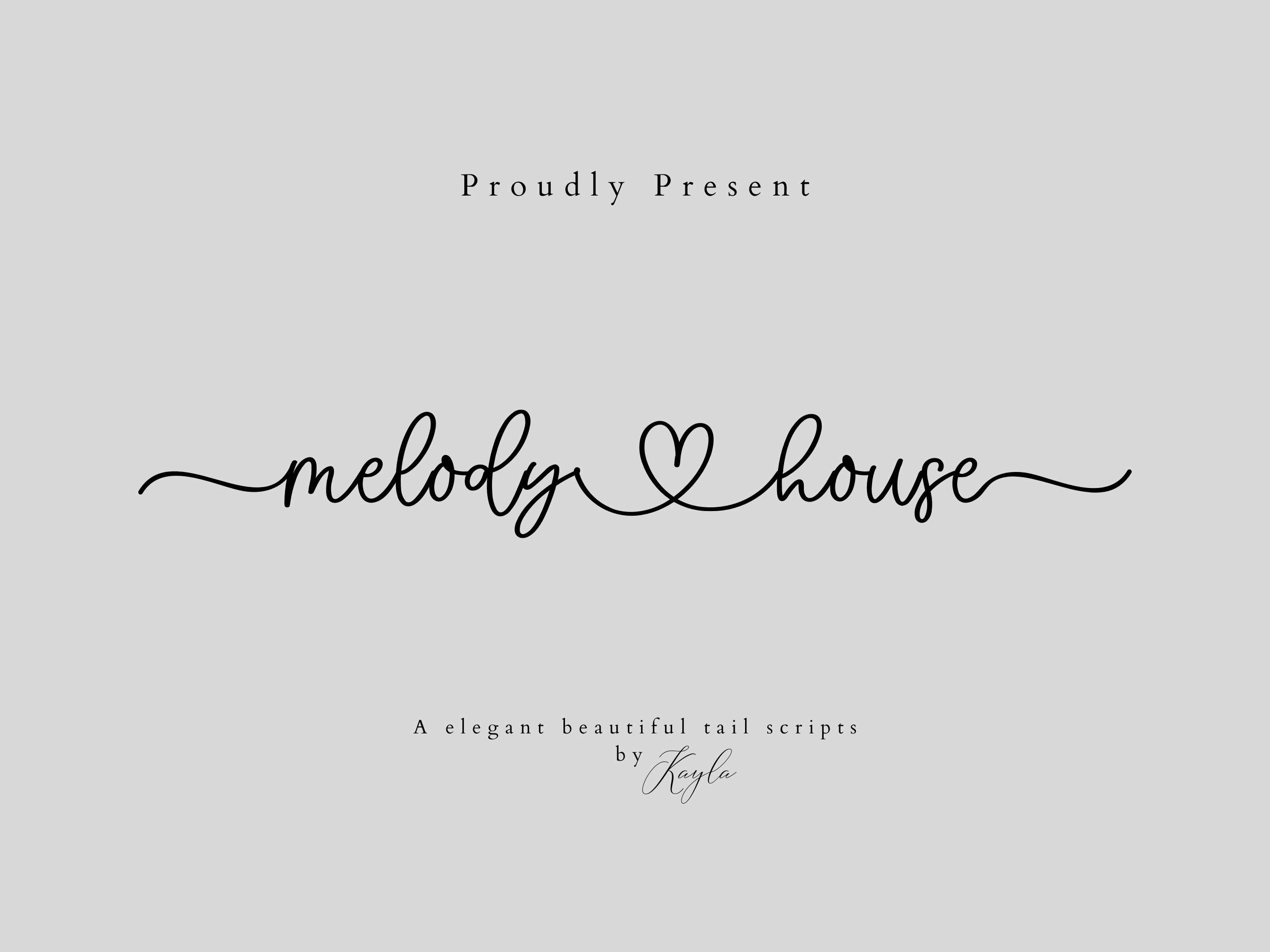 Monoline Handwritten Font with connecting heart,Font For Cri | Inspire ...