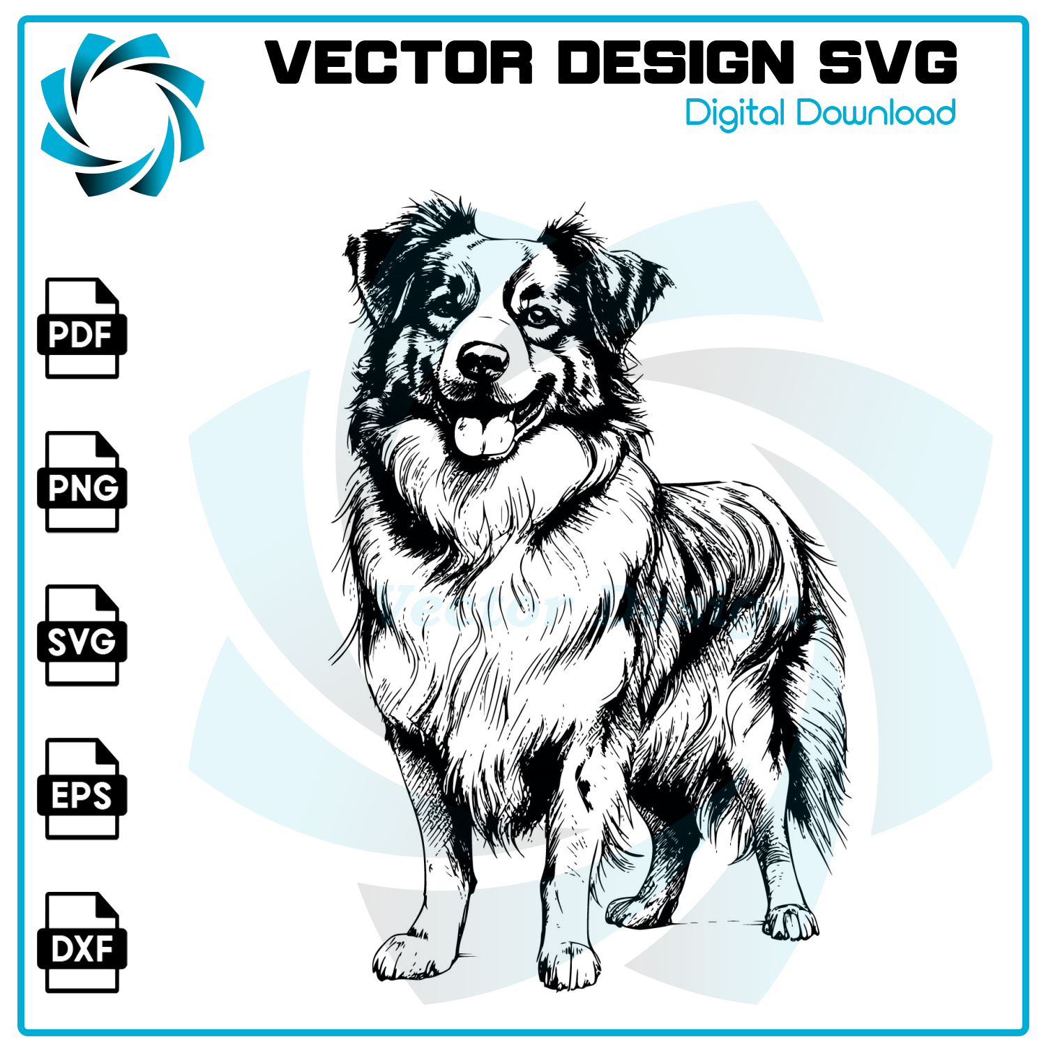 Australian Shepherd Dog SVG, Australian Shepherd SVG, Austra - Inspire ...