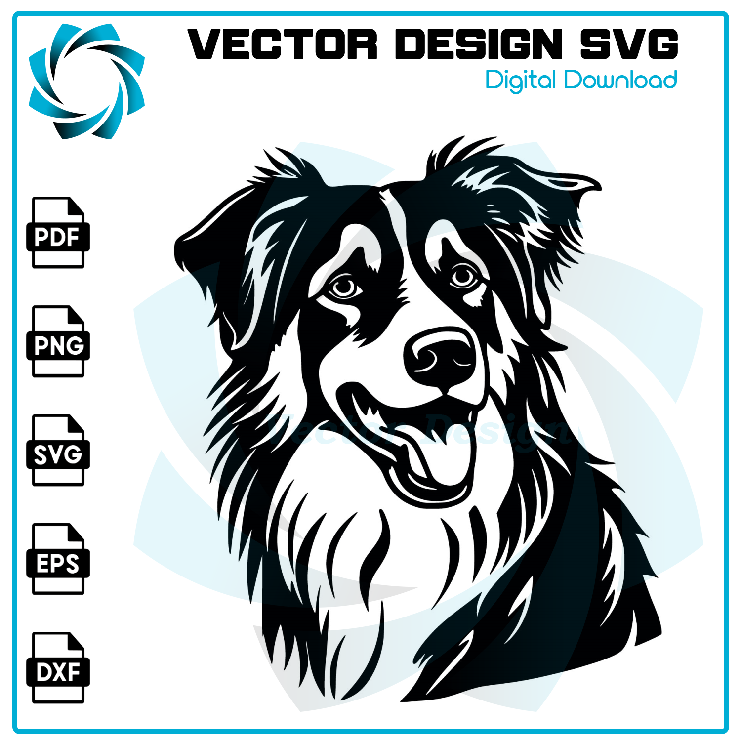 Australian Shepherd Dog SVG, Australian Shepherd SVG, Austra | Inspire ...