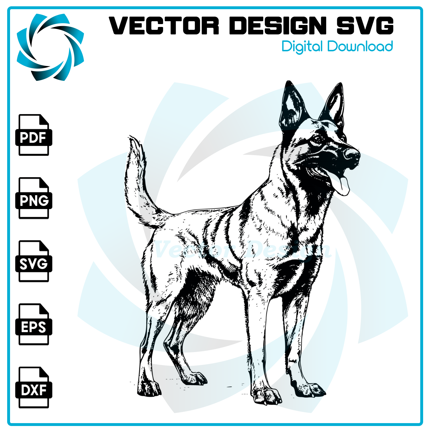 Belgian Malinois SVG, Dog SVG, Belgian Malinois PNG, Belgian - Inspire ...