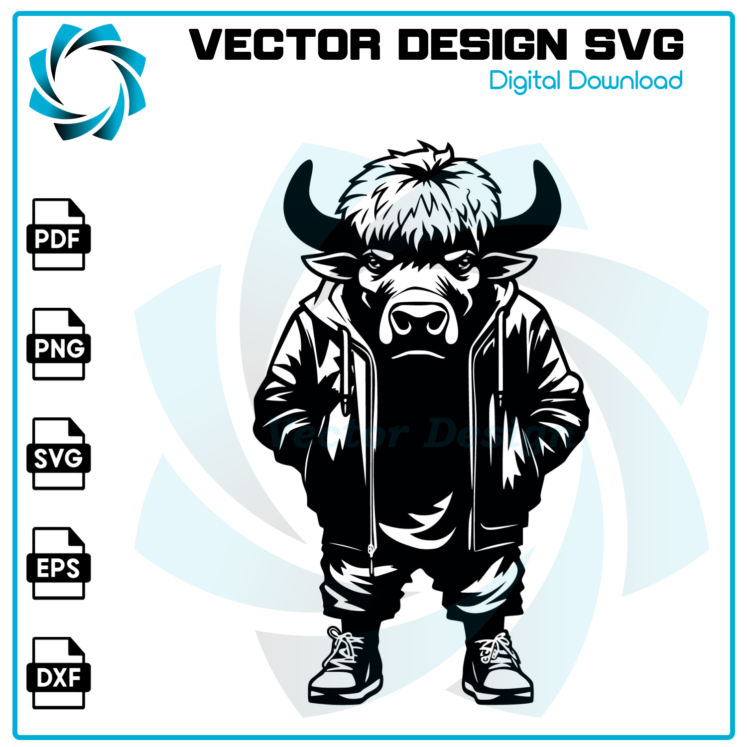 Buffalo SVG, Buffalo PNG, Buffalo vector, Buffalo, Vector, S - Inspire ...