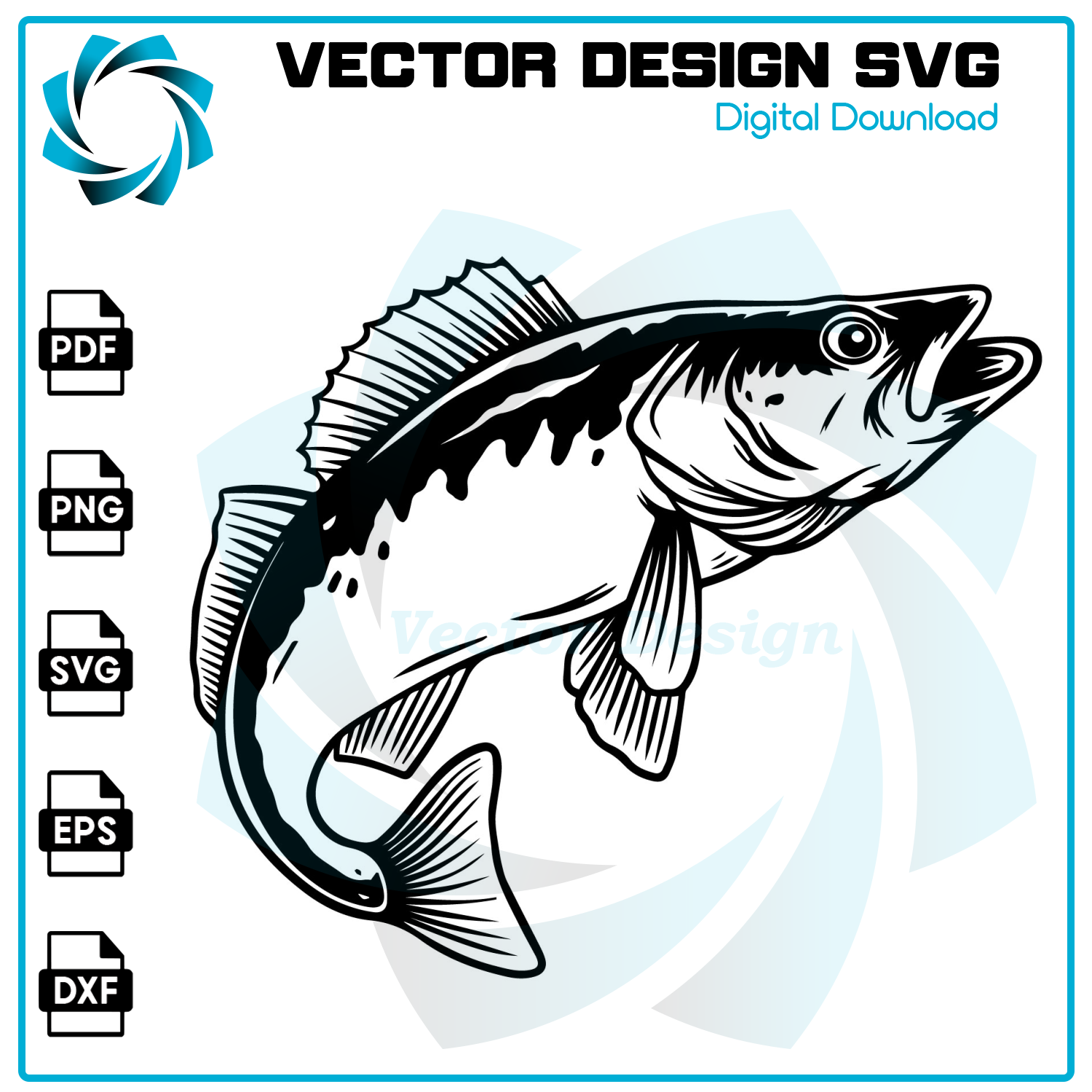 Walleye Fishing Svg, Fishing Svg, Walleye Fish Svg, Walleye - Inspire ...