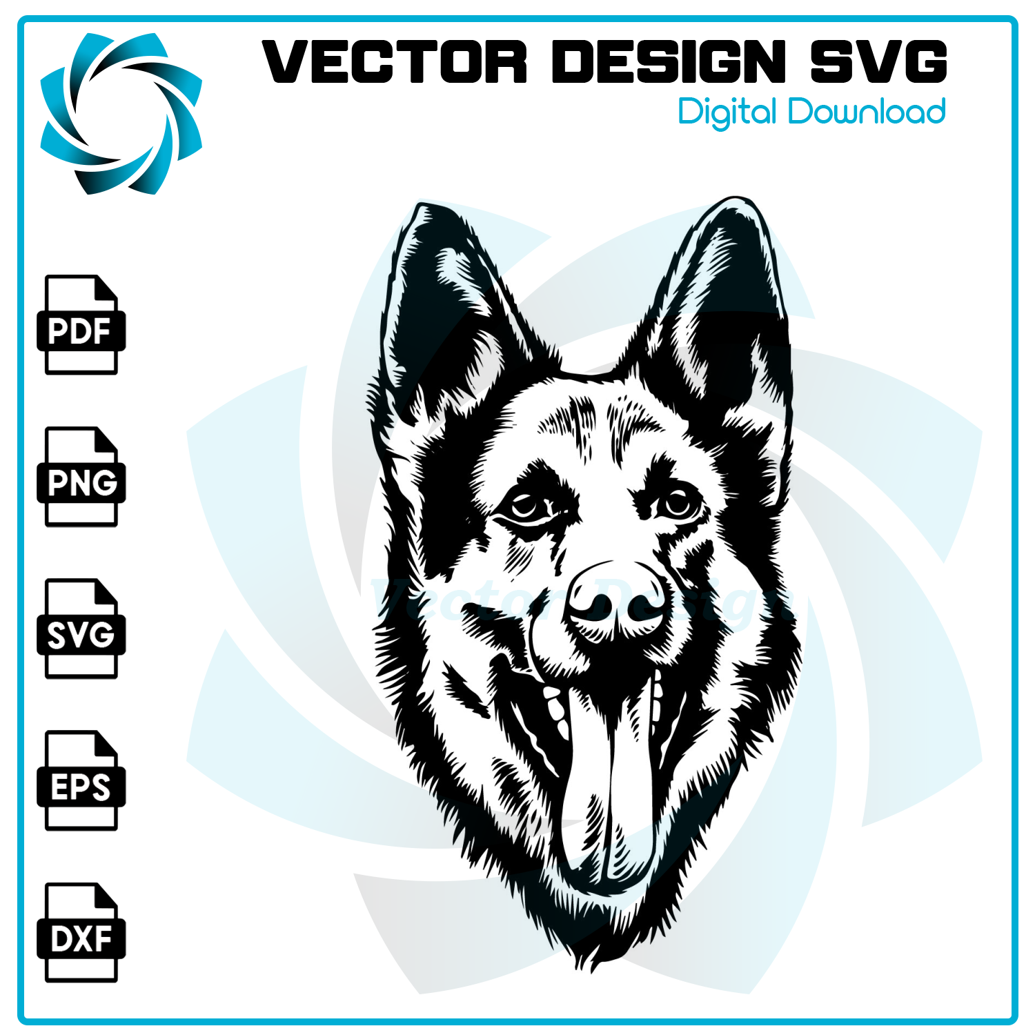 German Shepherd Svg, German Shepherd Clipart, German Shepher | Inspire ...