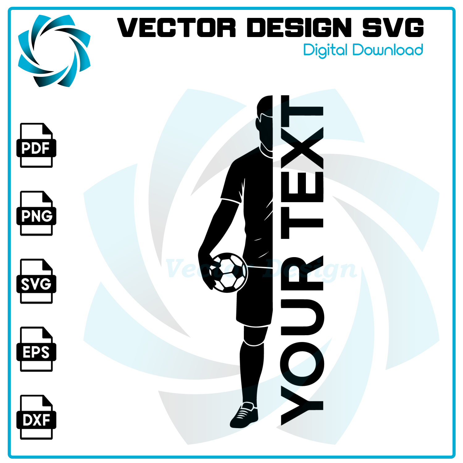 Soccer Svg, Soccer Player Svg, Soccer Monogram Svg, Soccer C | Inspire ...