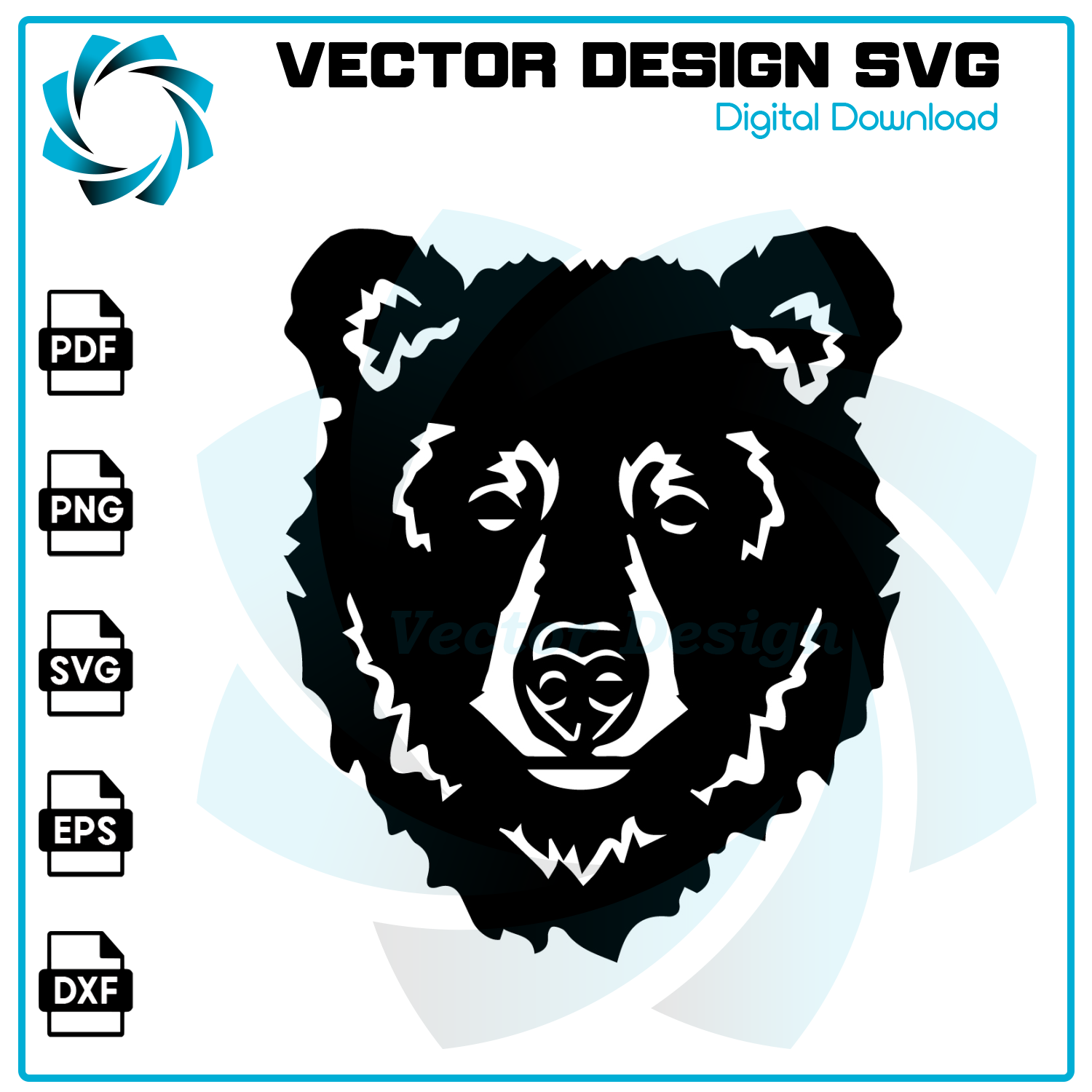 Bear SVG, Bear PNG, Bear Vector, Bear, SVG, PNG, EPS, digita - Inspire ...