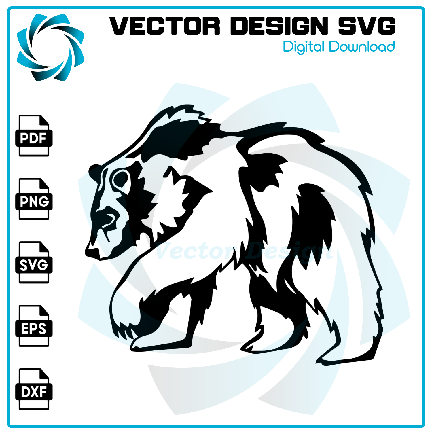 Bear SVG, Bear PNG, Bear Vector, Bear, SVG, PNG, EPS, digita - Inspire ...