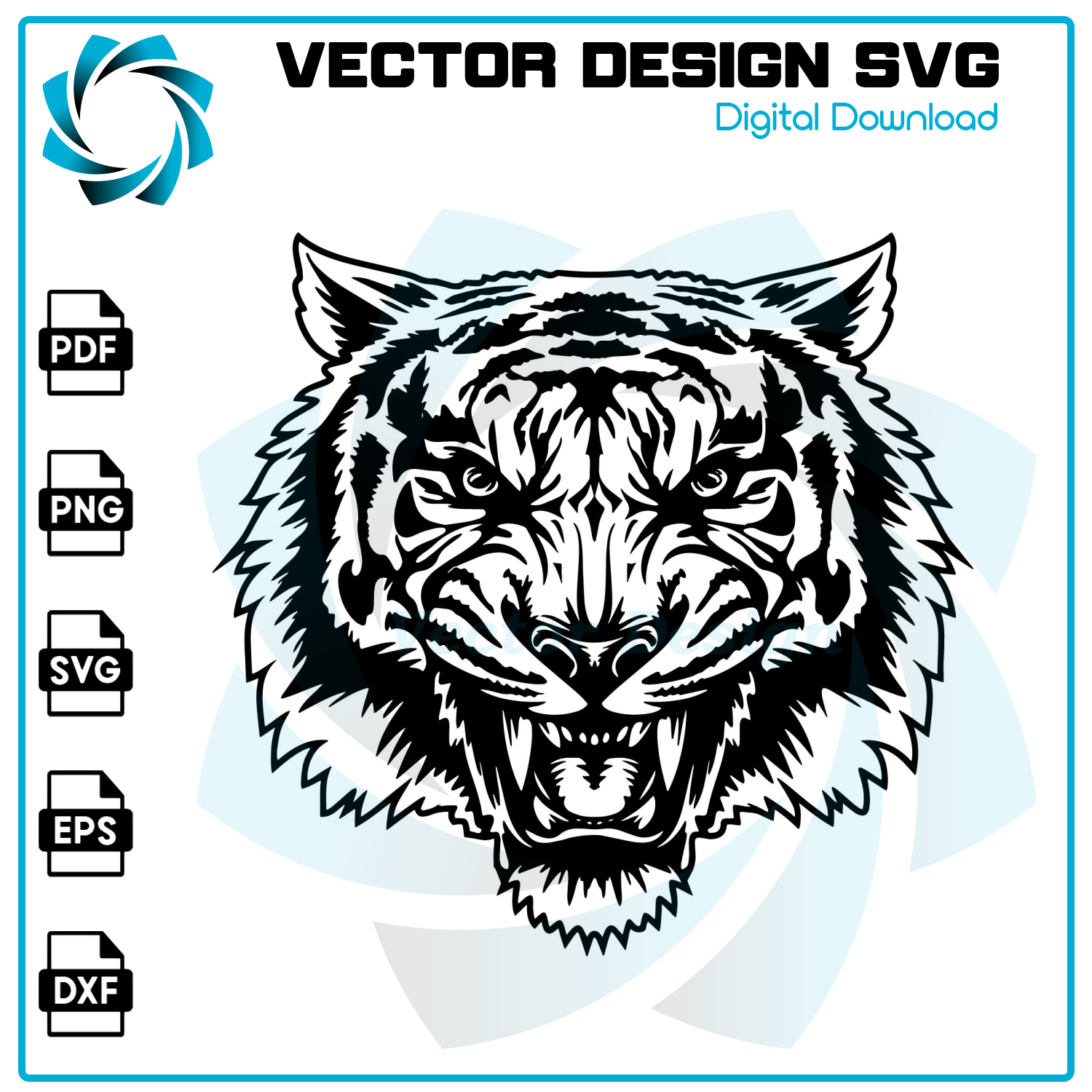 Tiger Svg, Tiger Clipart, Tiger Face Svg, Tiger Head Svg, Ti | Inspire ...