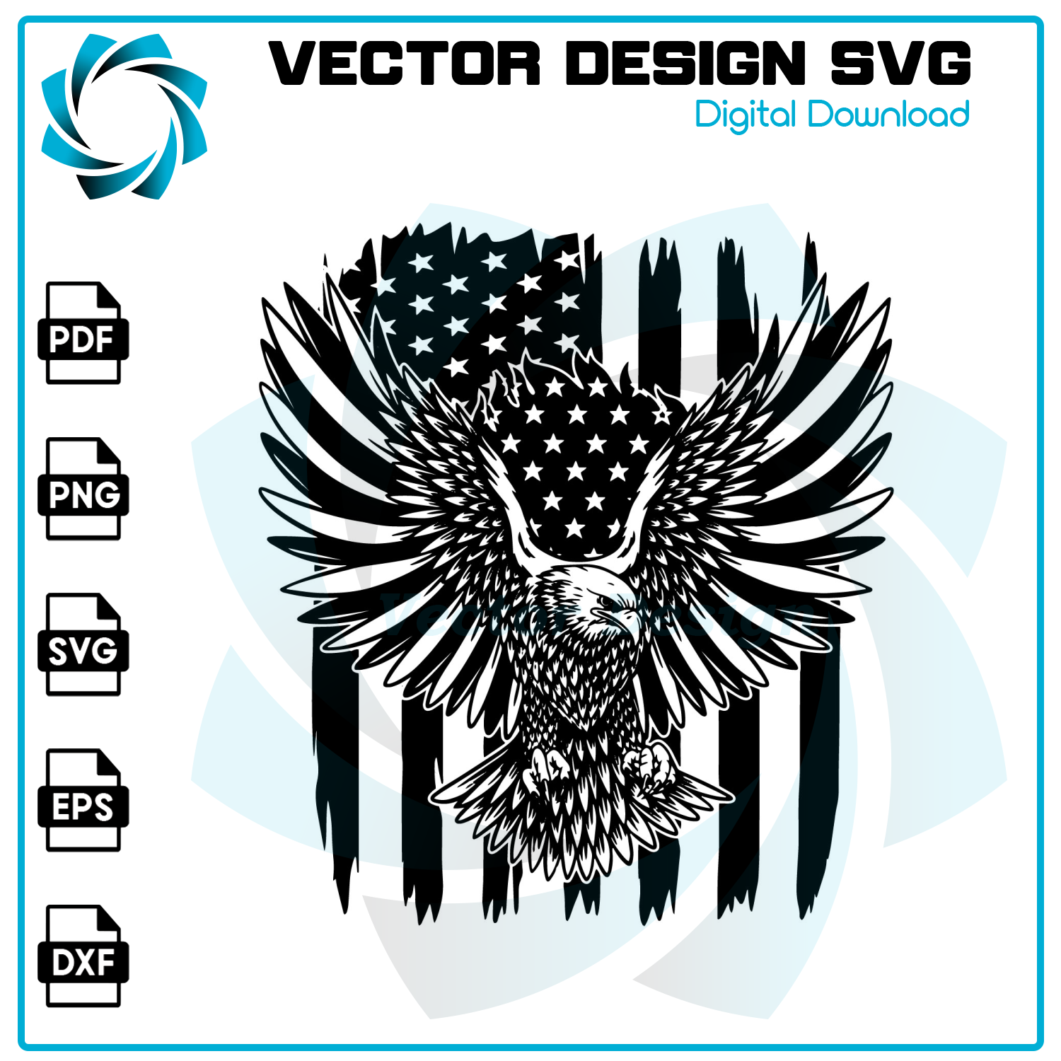 Eagle With American Flag Svg, American Flag Svg, Eagle Svg, | Inspire ...
