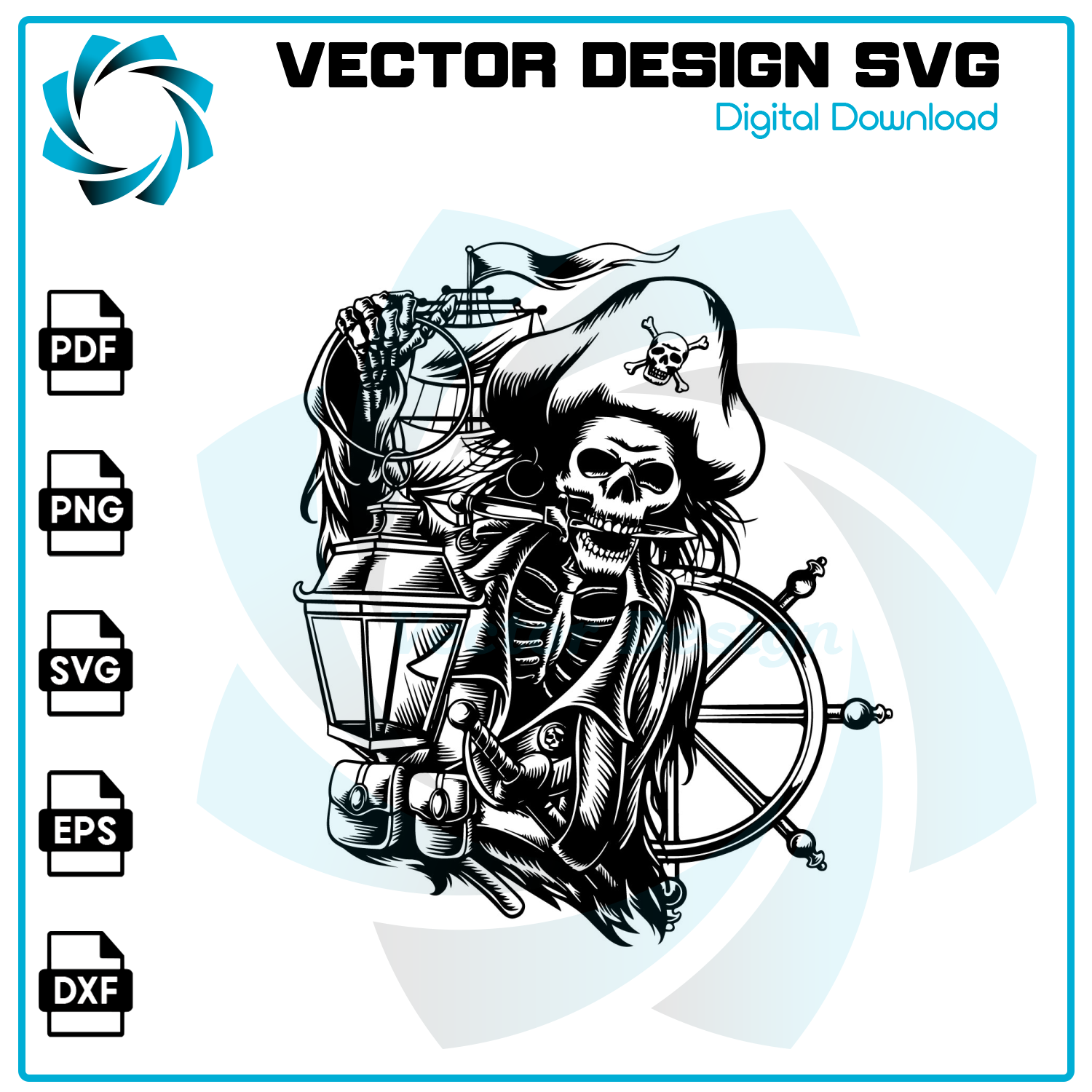 Pirate Skull Svg, Pirate Svg, Pirate Ship Svg, Skull Octopus | Inspire ...