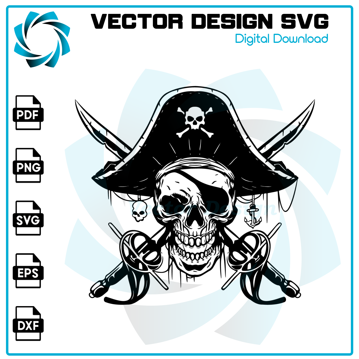 Pirate Skull Svg, Pirate Svg, Pirate Ship Svg, Skull Octopus | Inspire ...