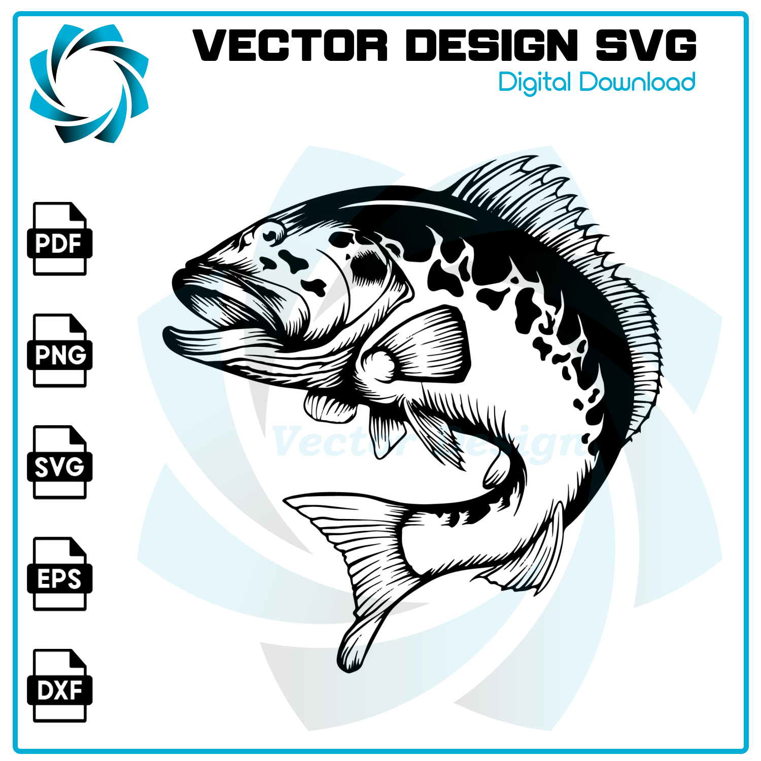 Grouper Fishing Svg, Fishing Svg, Grouper Fish Svg, Grouper | Inspire ...