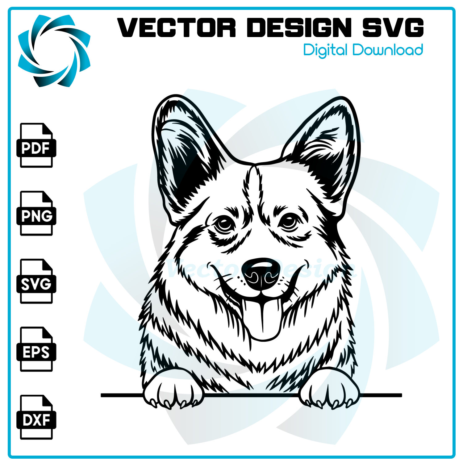 Corgi Svg, Welsh Corgi Svg, Corgi Clipart, Dog Svg, Dog Love - Inspire ...