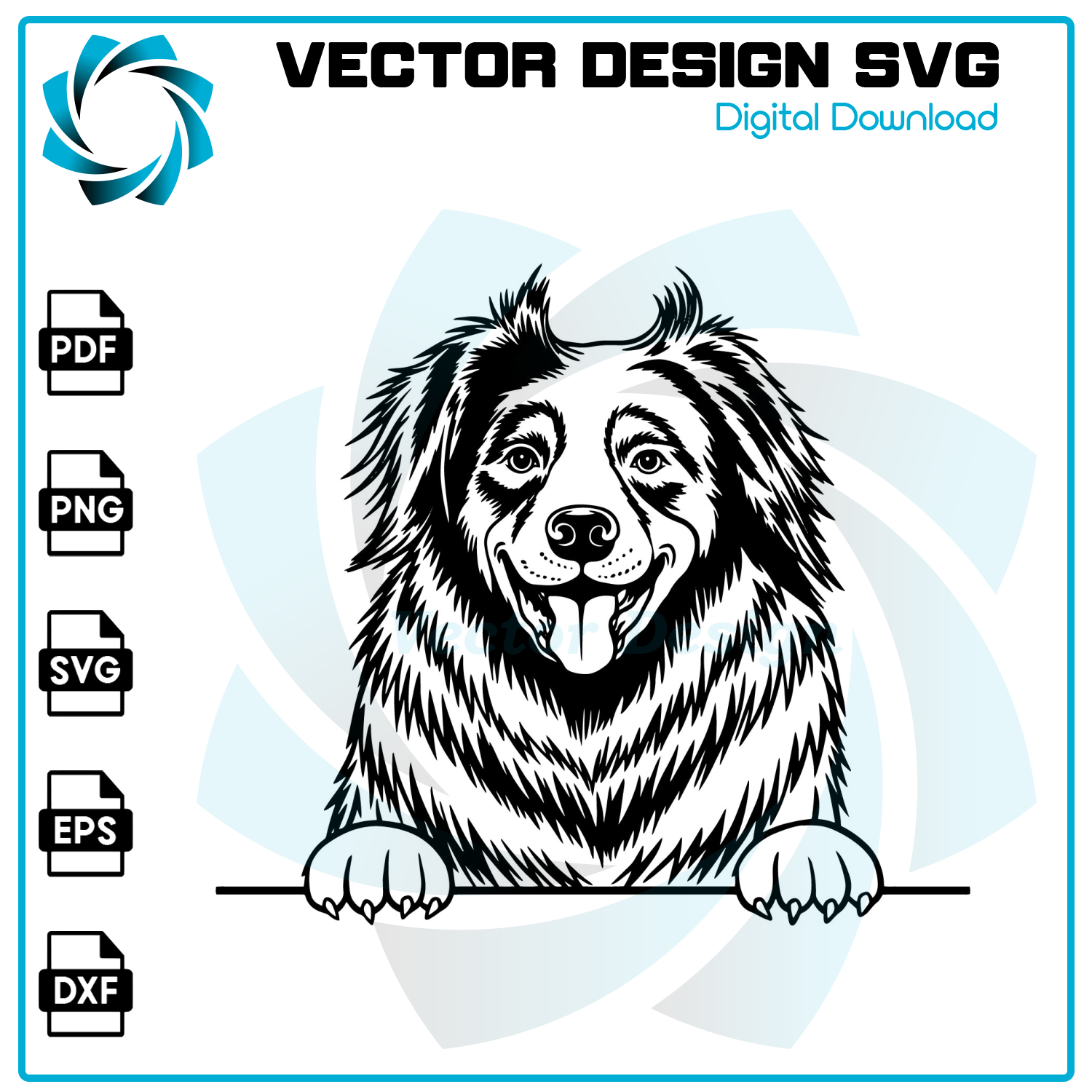 Australian Shepherd Svg, Aussie Svg, Aussie Clipart, Dog Svg | Inspire ...