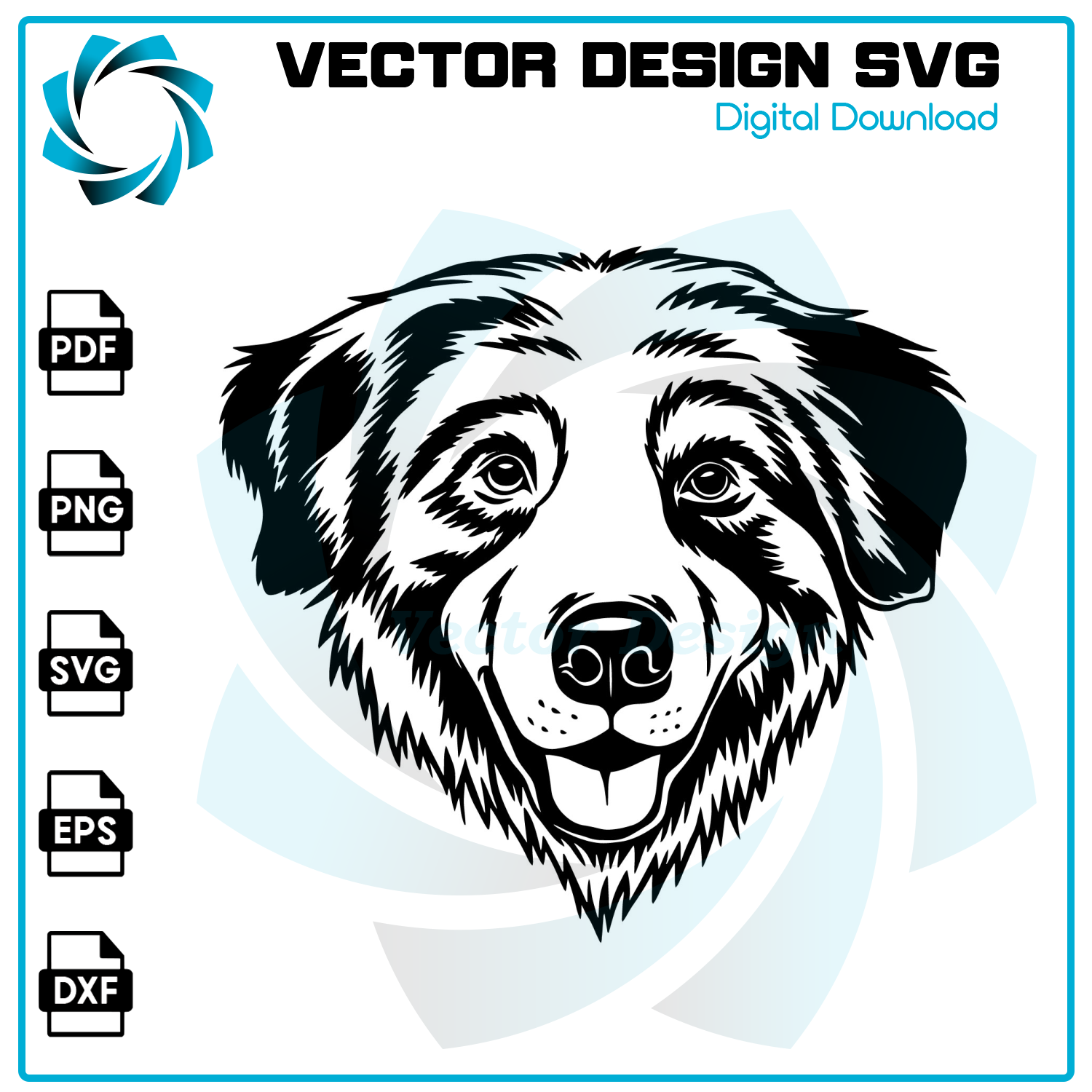 Australian Shepherd Svg, Aussie Svg, Aussie Clipart, Dog Svg - Inspire ...