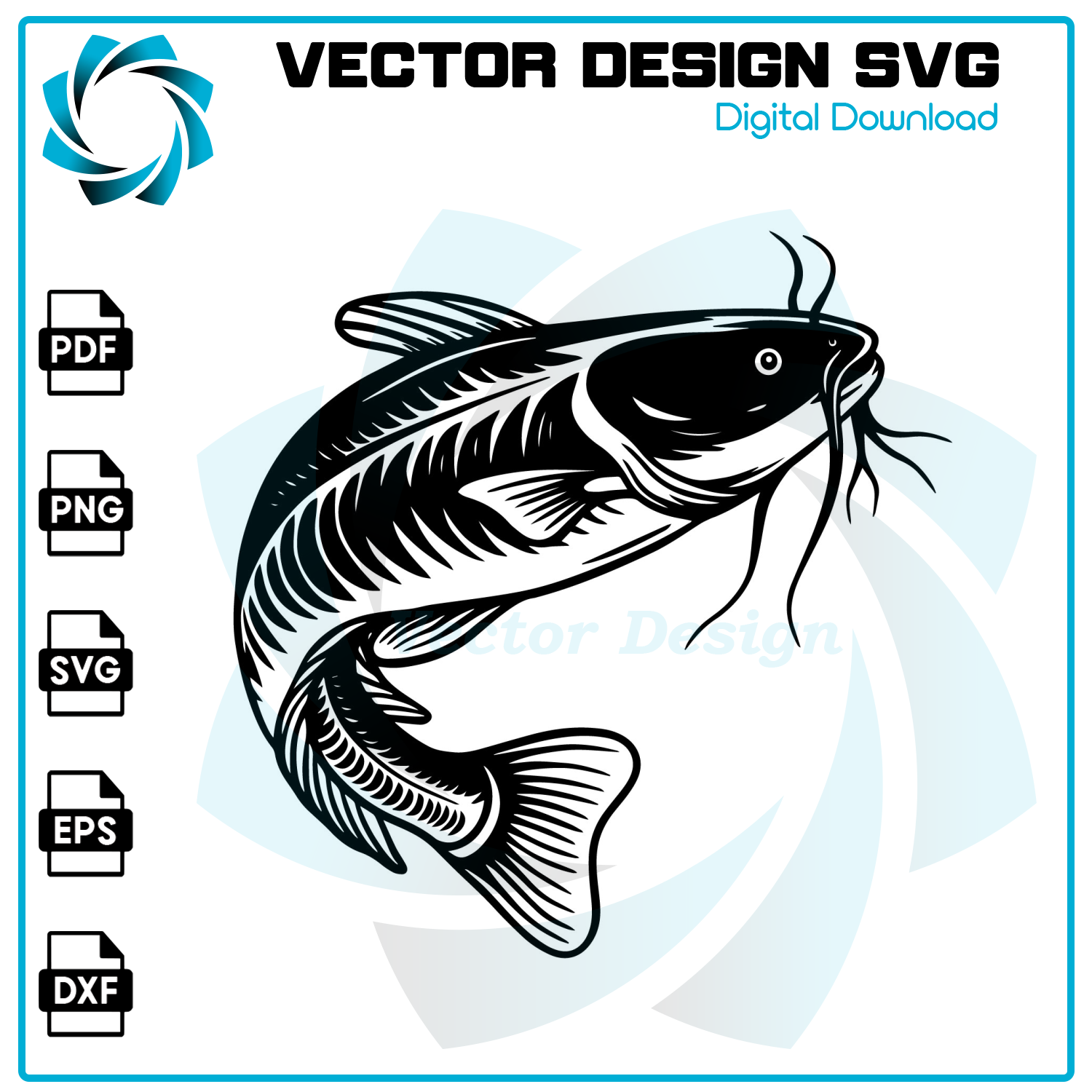 Catfish Fishing Svg, Fishing Svg, Catfish Fish Svg, Catfish | Inspire ...