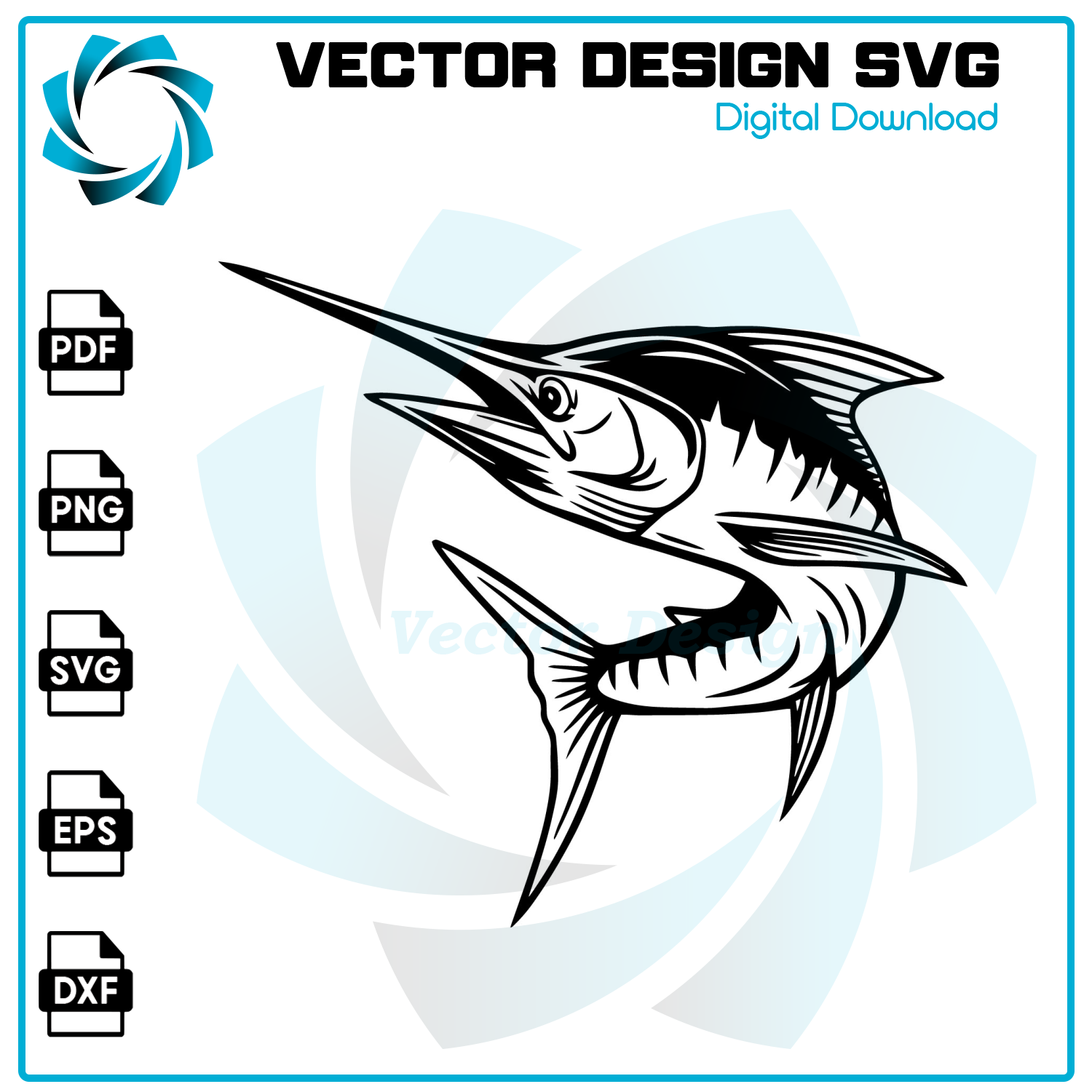 Marlin Fishing Svg, Fishing Svg, Marlin Fish Svg, Marlin Cli | Inspire ...
