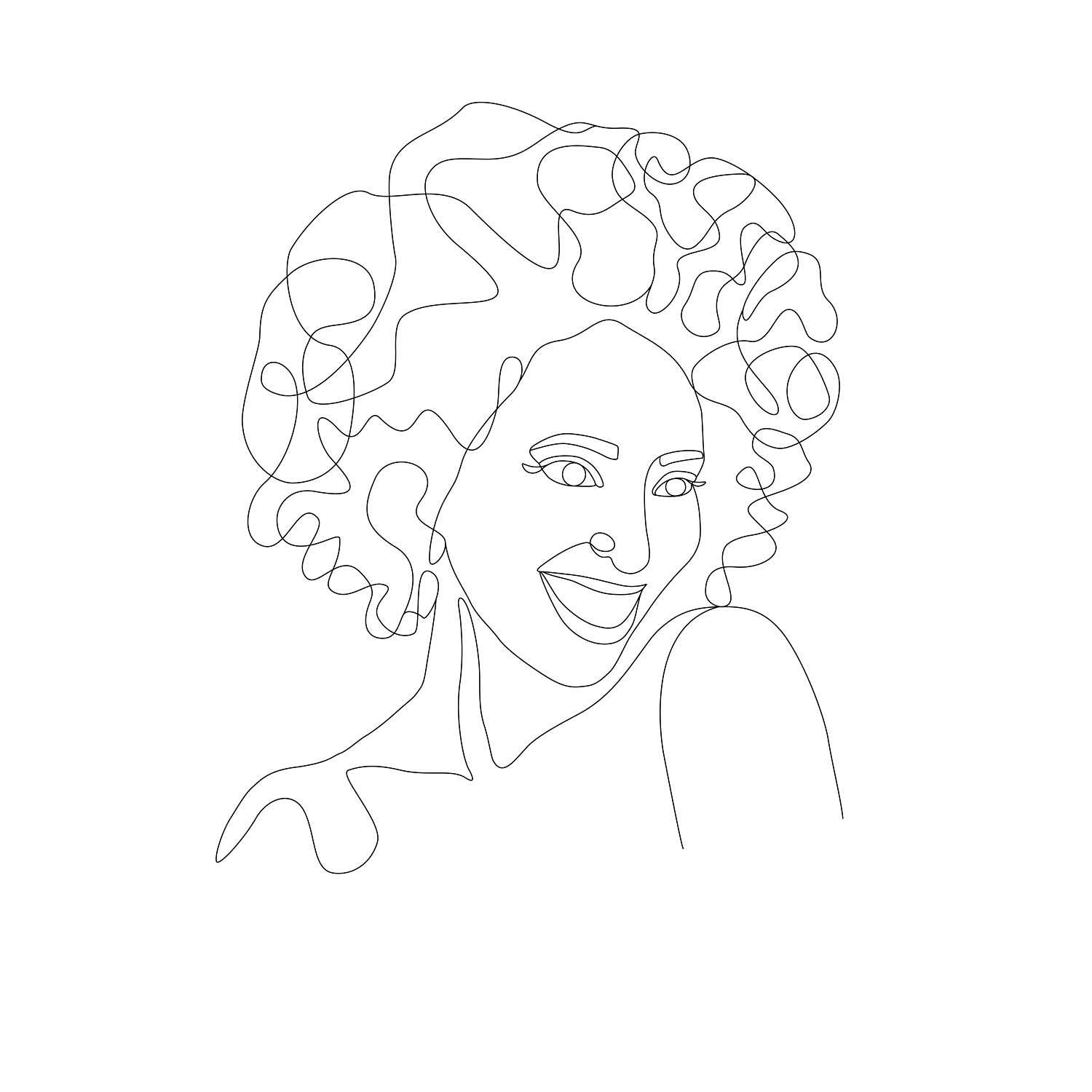 Custom One Line Drawing from Photo, Personalized Human Portr | Inspire ...