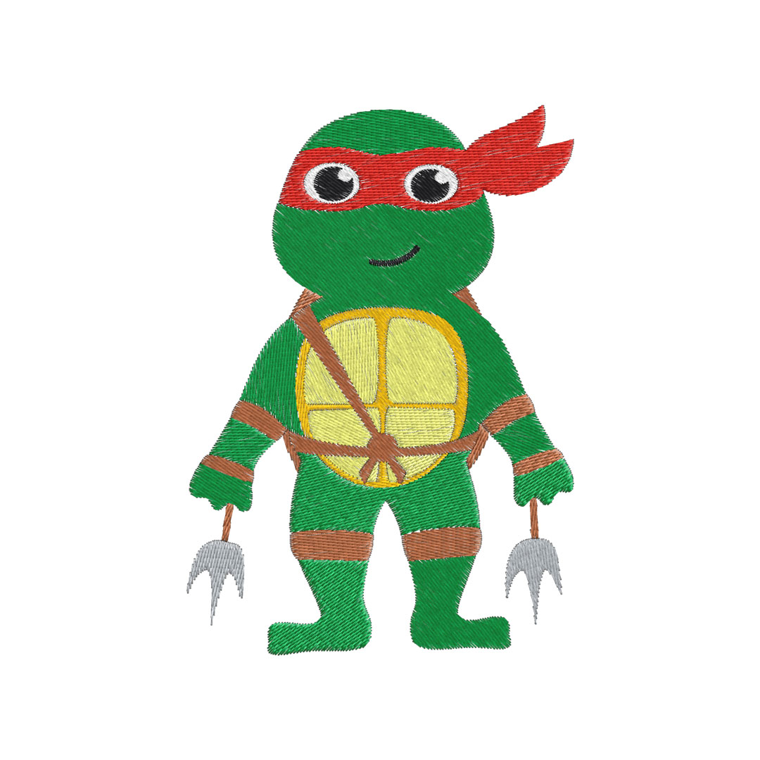 Baby Ninja turtles machine embroidery design,Ninja turtles e | Inspire ...