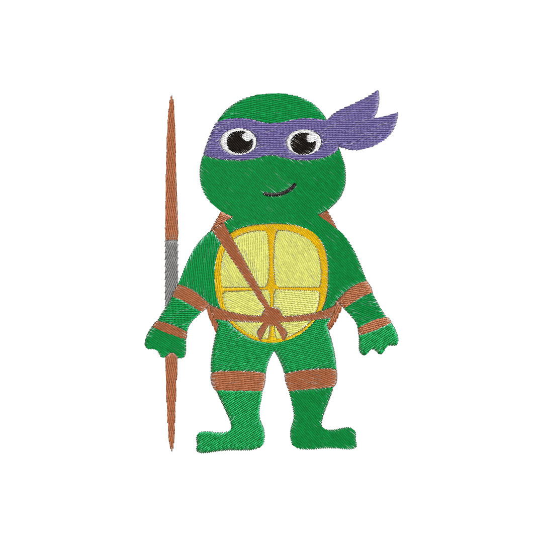 Baby Ninja turtles machine embroidery design,Ninja turtles e | Inspire ...