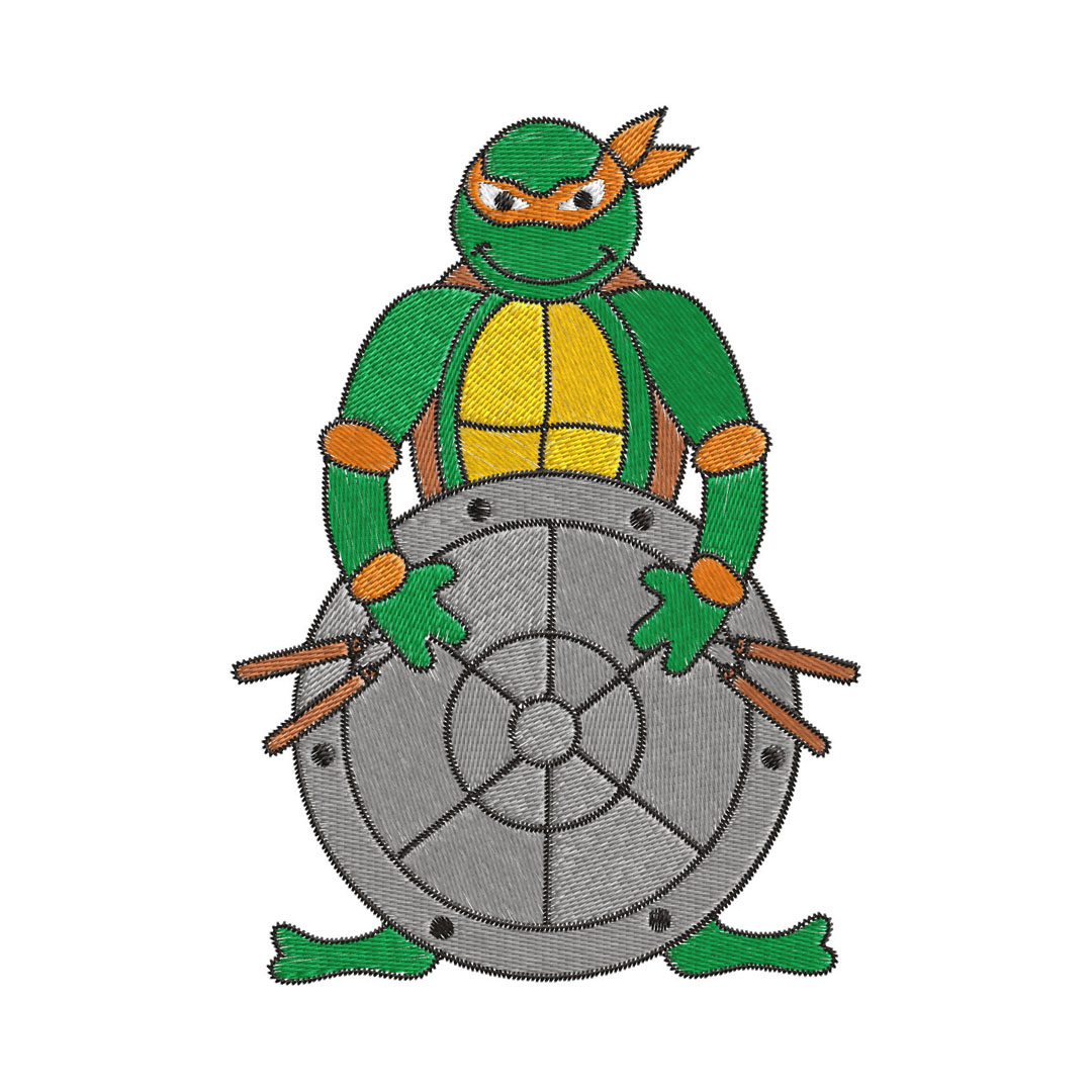 Ninja turtles machine embroidery design,Ninja turtles embroi | Inspire ...