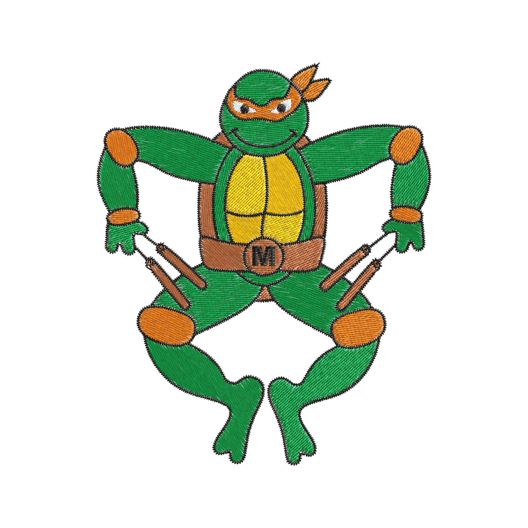 Ninja turtles machine embroidery design,Ninja turtles embroi - Inspire ...