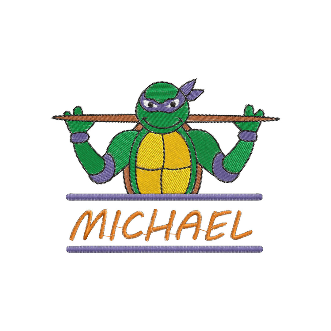 Ninja turtles machine embroidery design,Ninja turtles embroi | Inspire ...