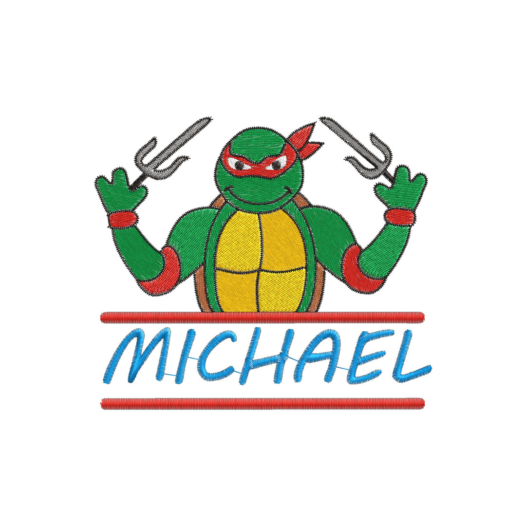 Ninja turtles machine embroidery design,Ninja turtles embroi - Inspire ...
