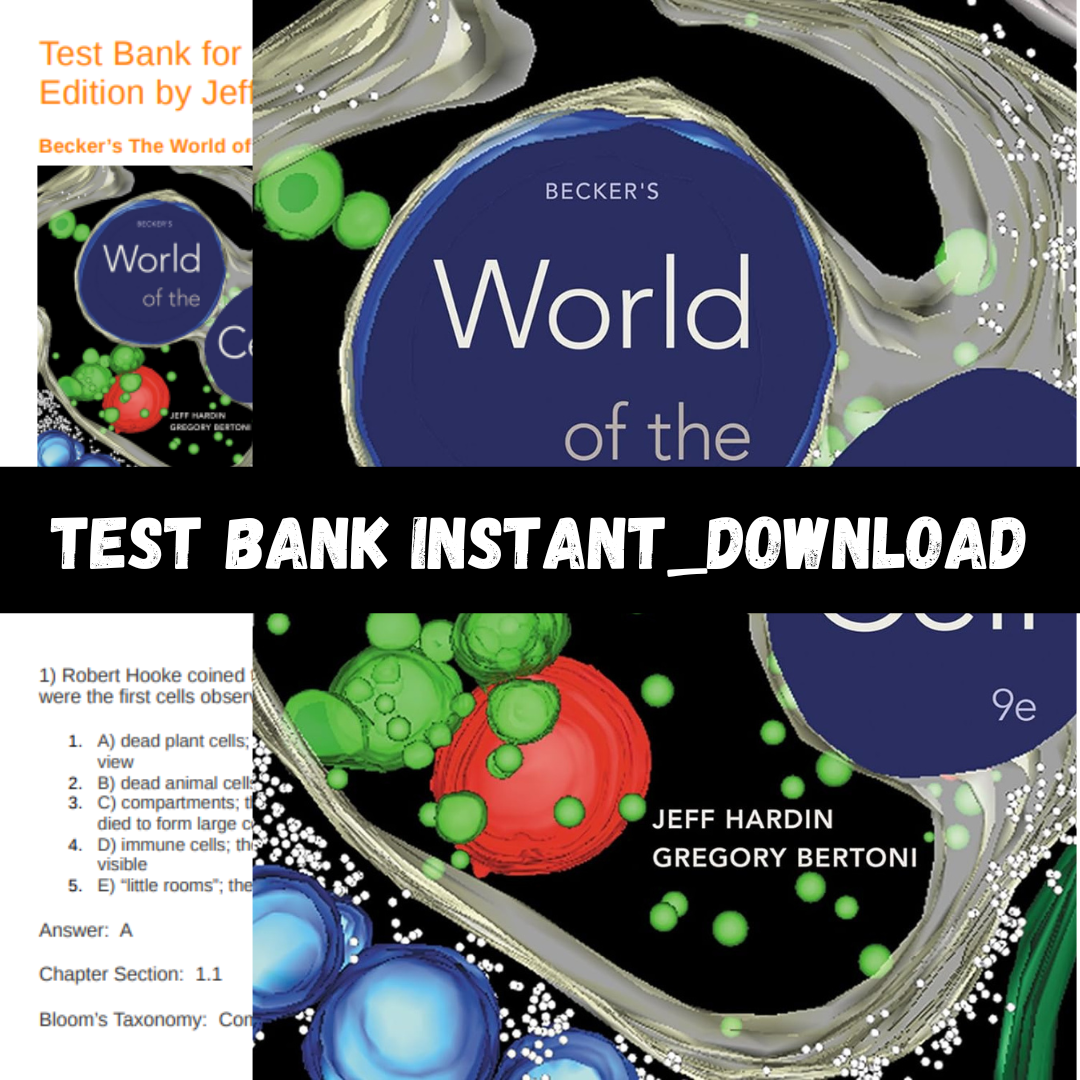 Becker's World of the Cell 9th Edition by Jeff Hardin by Jef | Inspire ...