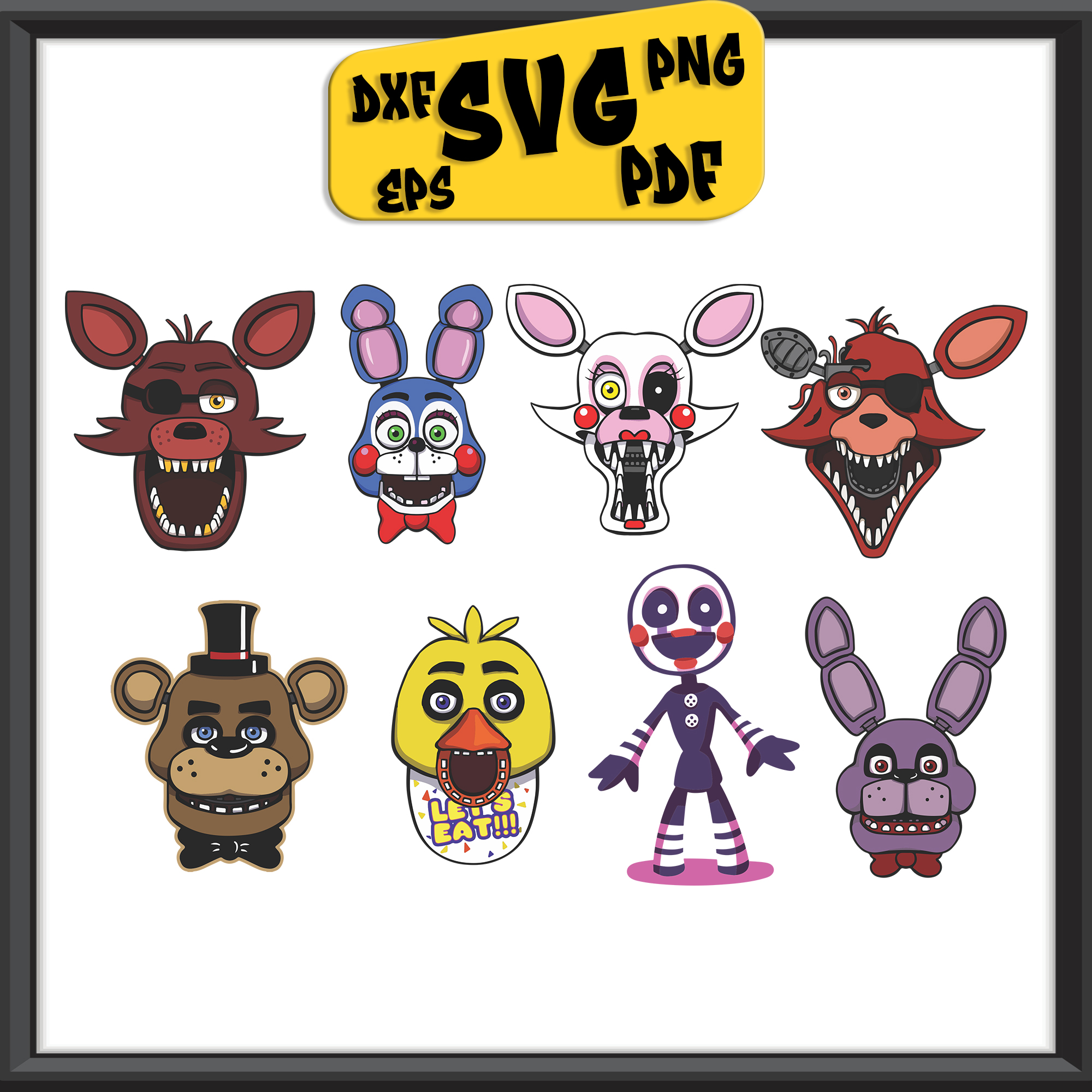 Fnaf svg, Five nights freddy svg, Freddy svg, Five nights at | Inspire ...