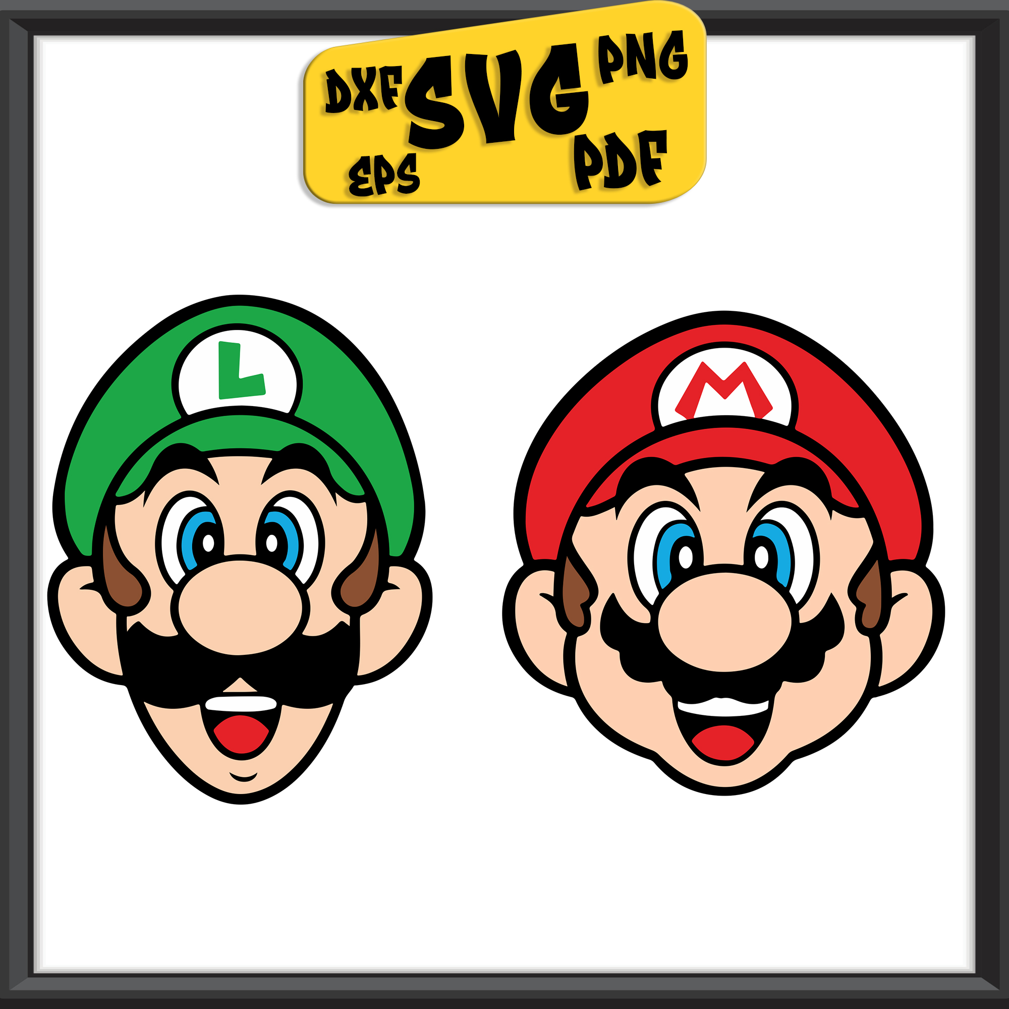 Mario Bros SVG, Super mario svg bundle, dxf, eps, png files, | Inspire Uplift