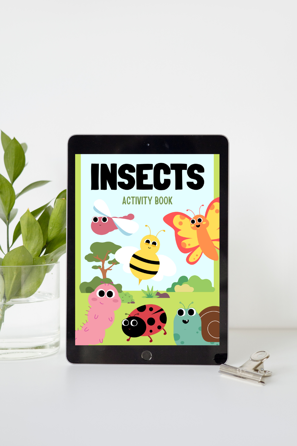 lnsects Activity Book in Colorful Cartoon Style | Inspire Uplift