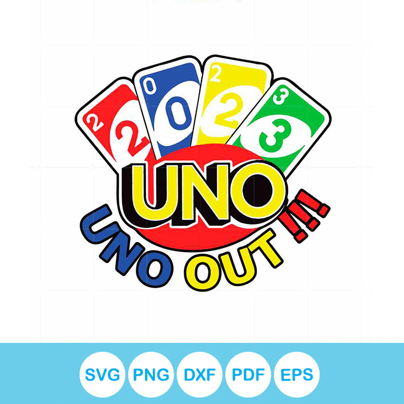 Uno Out Senior Graduation Best Design SVG for Cricut Sublima - Inspire ...