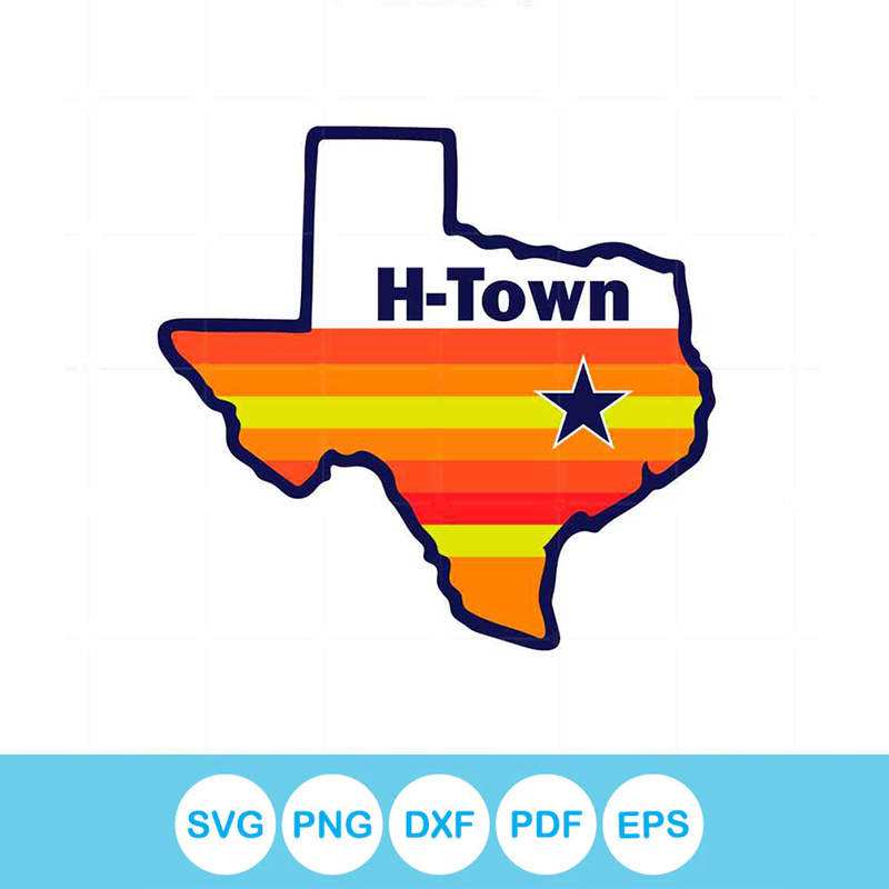 HTown Houston Texas SVG Files for Cricut Sublimation Files - Inspire Uplift
