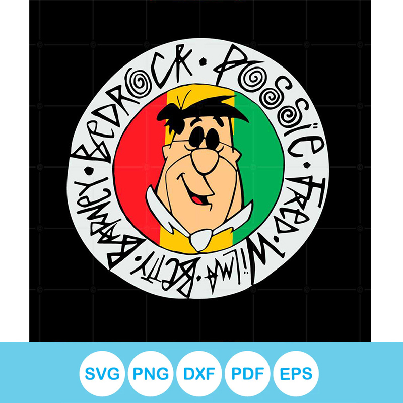 Vintage Fred Flintstone Svg Files For Cricut Sublimation Fil | Inspire ...