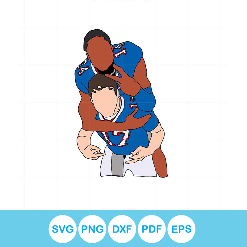 Buffalo Bills Football Player Svg For Cricut Sublimation Fil | Inspire ...