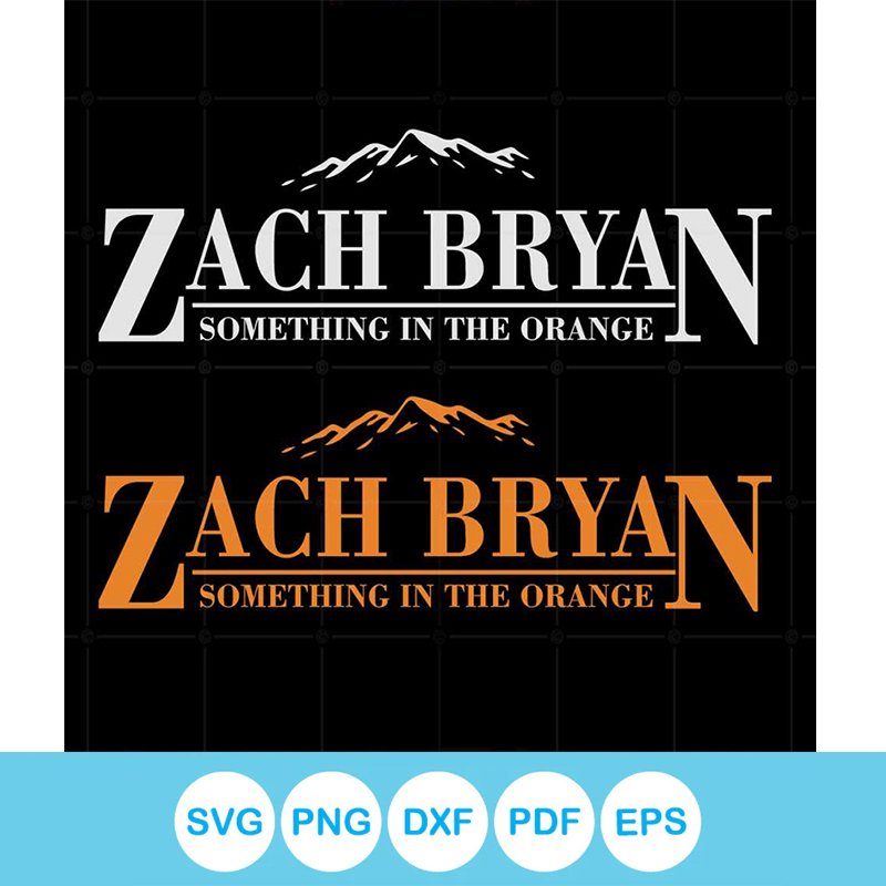 Zach Bryan Svg Cutting File For Personal Commercial Uses | Inspire Uplift