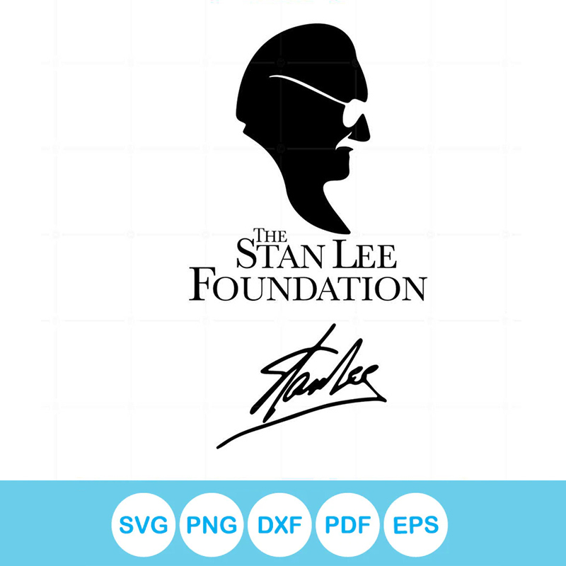 The Stan Lee Foundation Svg For Cricut Sublimation Files | Inspire Uplift