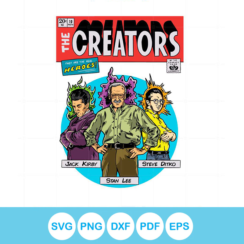 The Creators Marvel Comic Svg Files For Cricut Sublimation F | Inspire ...