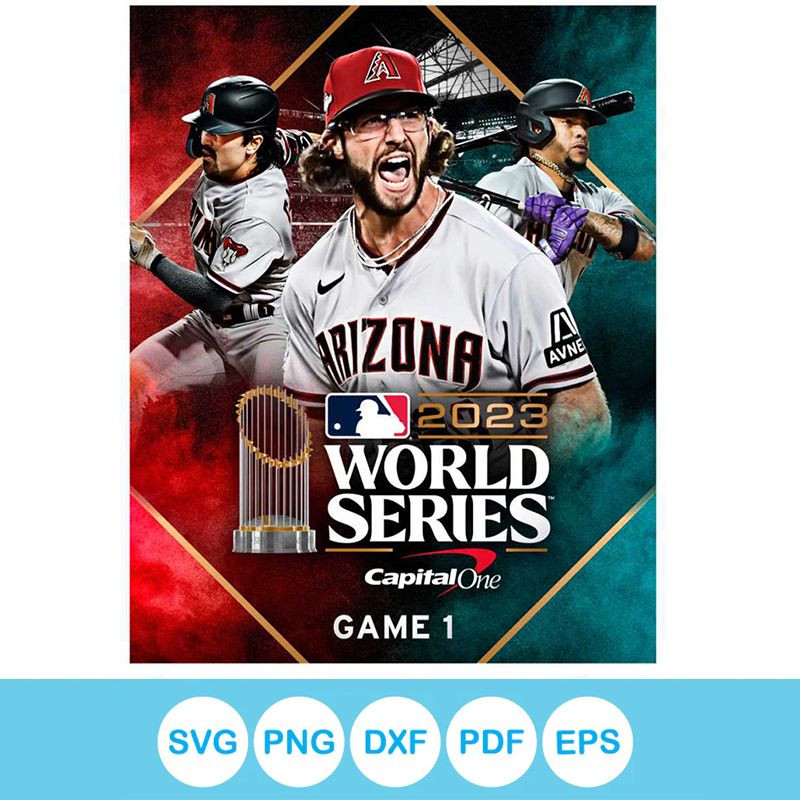 Arizona Diamondbacks World Series Game 1 PNG Download | Inspire Uplift