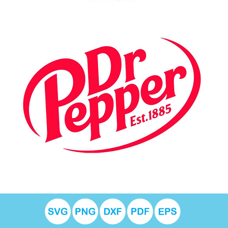 Retro Dr Pepper Logo SVG | Inspire Uplift