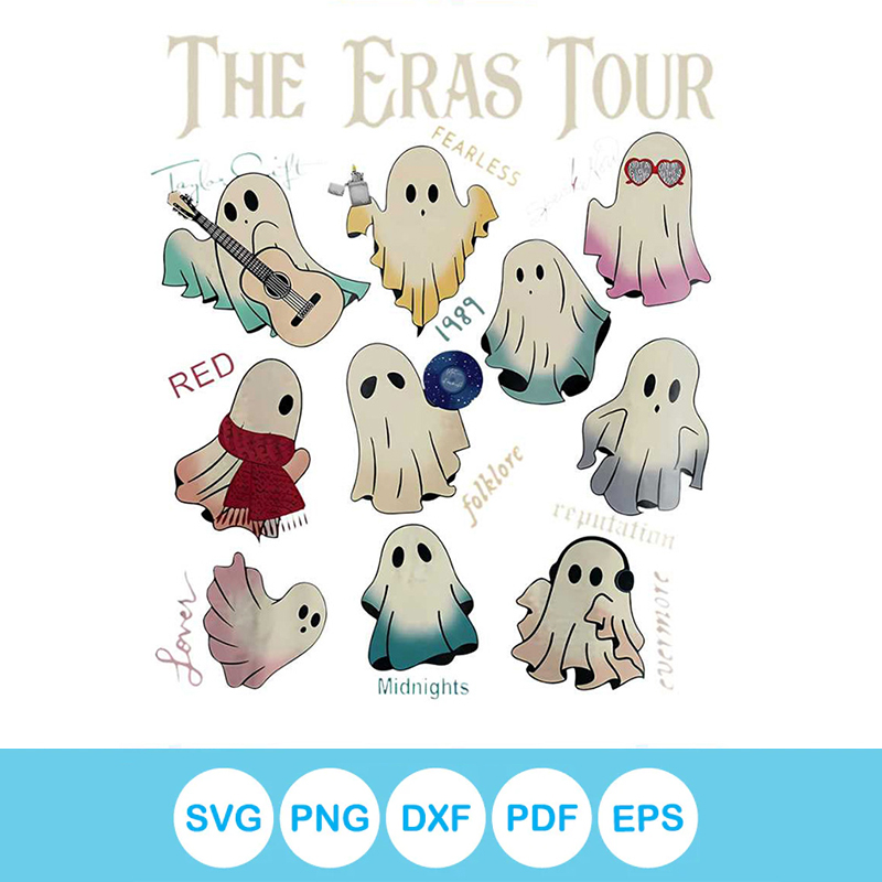 The Eras Tour Ghost In My Horror Eras PNG | Inspire Uplift