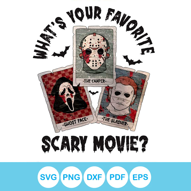 Horror Ghost Face Whats Your Favorite Scary Movie PNG | Inspire Uplift